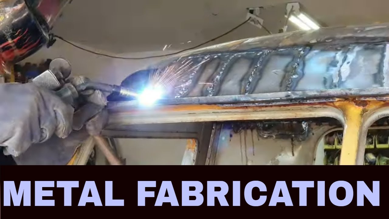 SHEET METAL REPAIR Lap and Butt weld roof sections VW TYPE 2 single cab ...