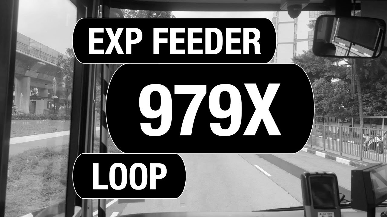 SMRT Buses Express Feeder 979X | Bus Service Route Visual - YouTube