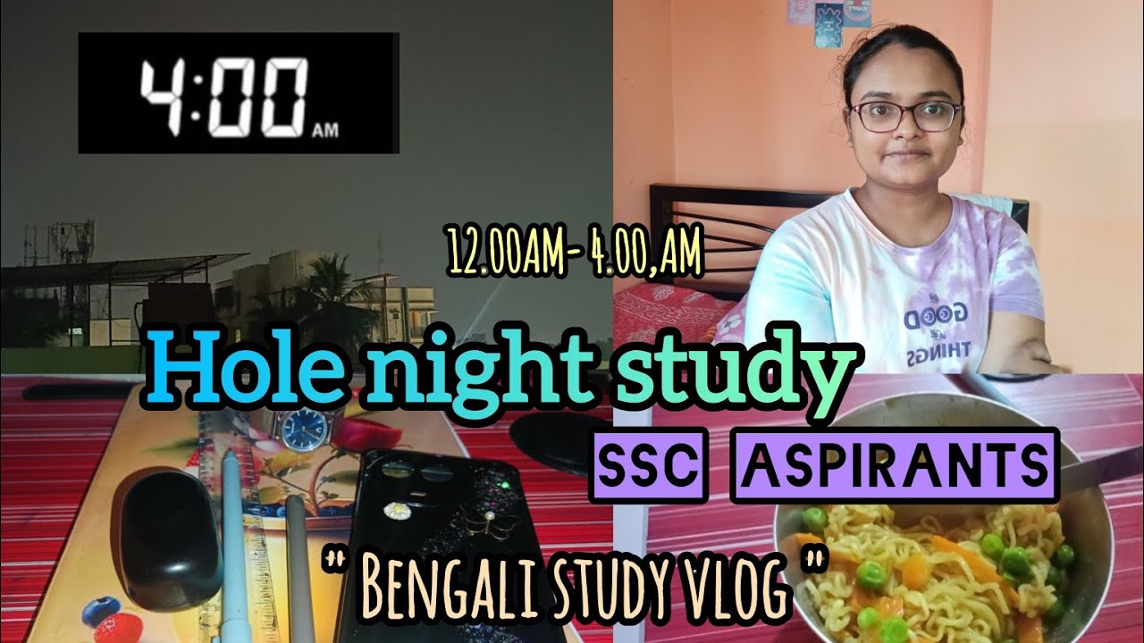 I slept at 4.00am after complete my study 📚full night study for ...