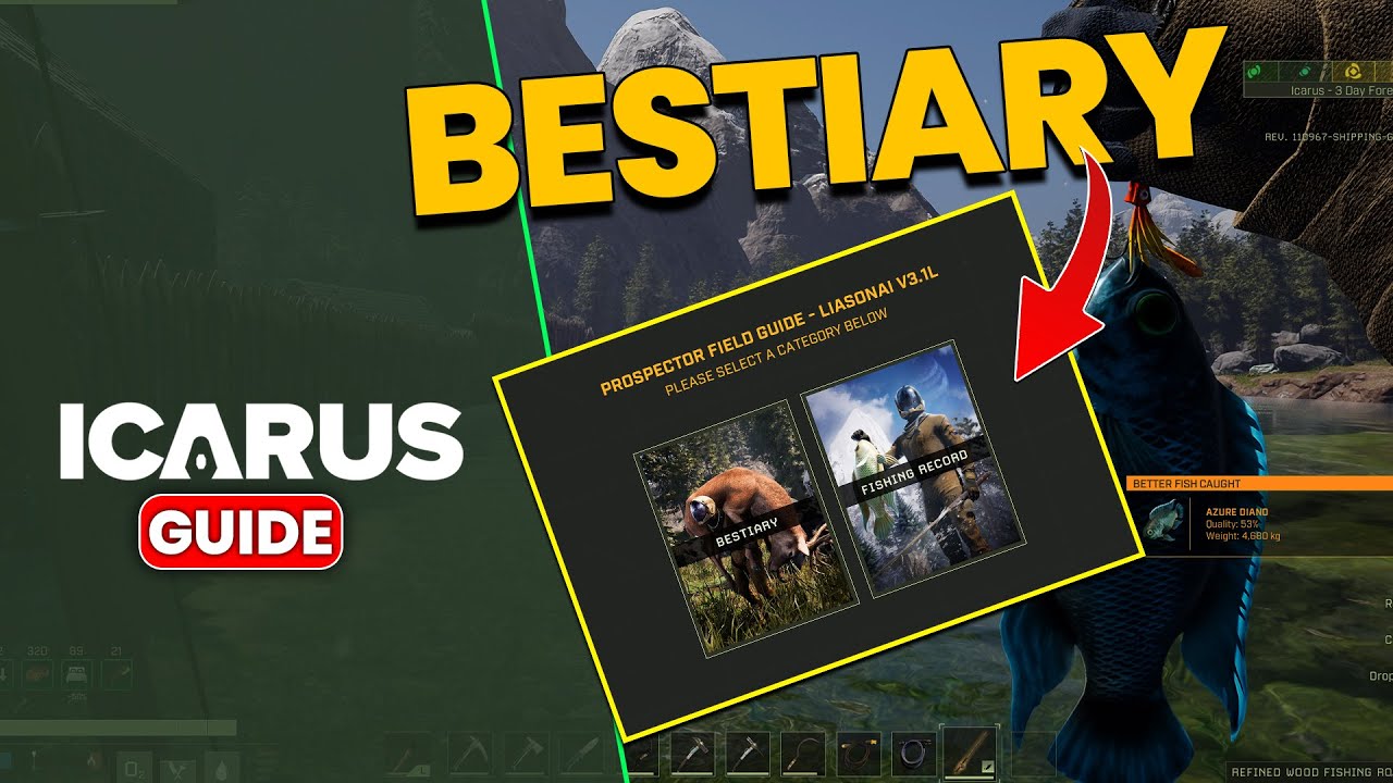 ICARUS - BESTIARY Journal: Galileo Early Look NEW - YouTube