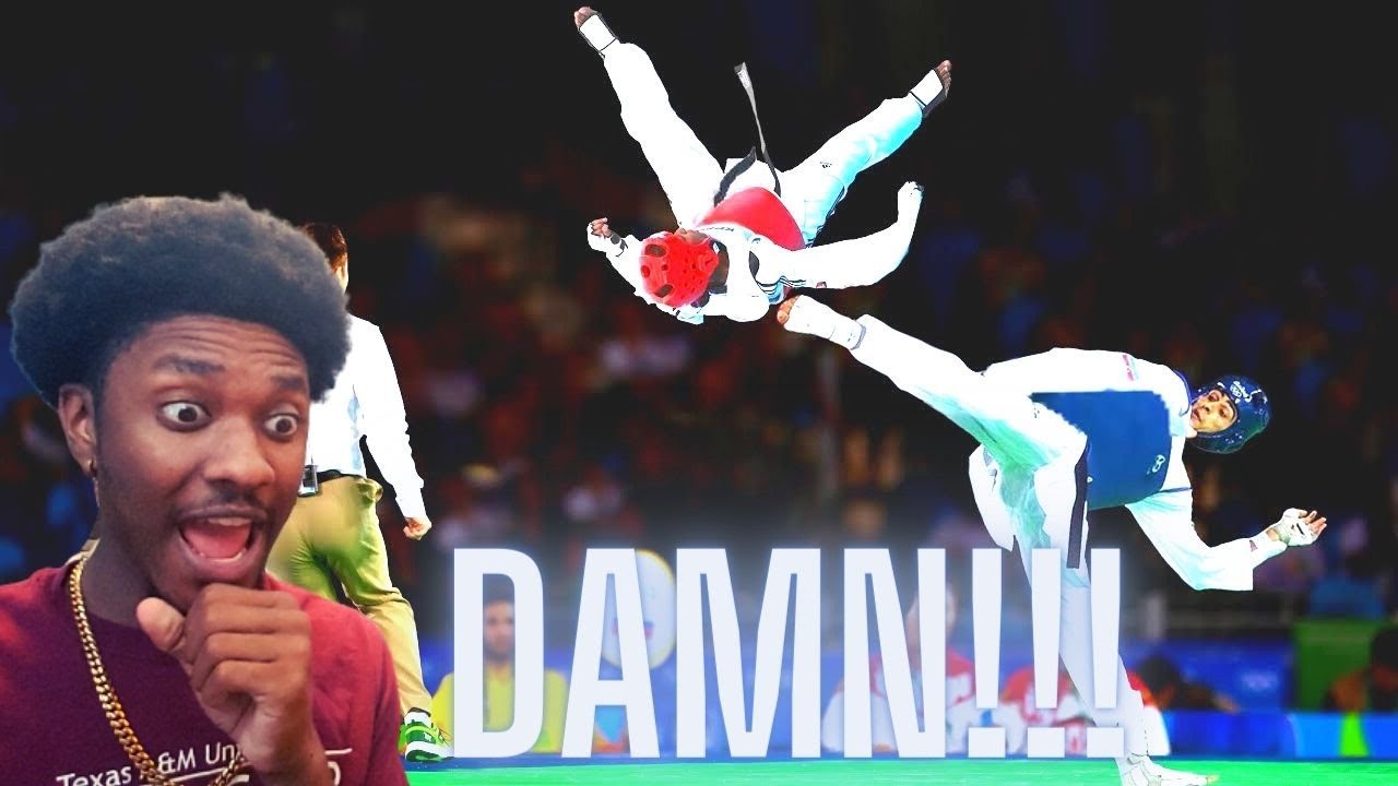 Epic Taekwondo Knockouts Reaction!!! Professionals vs Beginners - YouTube