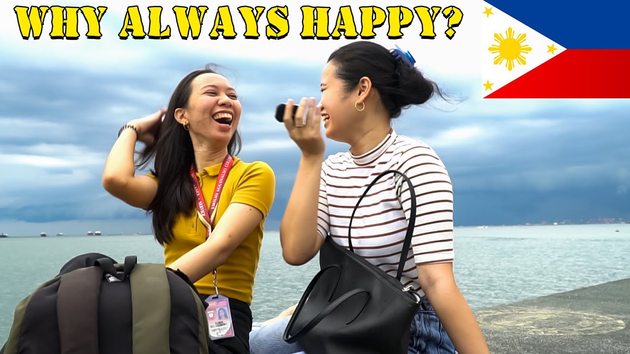 Why FILIPINOS are happier and always smile ? | Street interview in ...