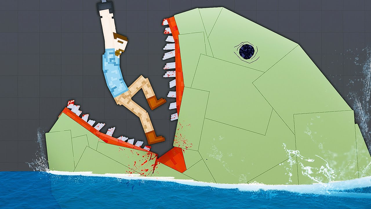 Feeding BLOOP Ragdolls That are ALIVE - People Playground Mods - YouTube