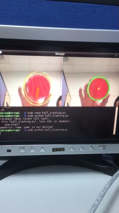 Raspberry PI + OpenCV = Ball tracking - YouTube