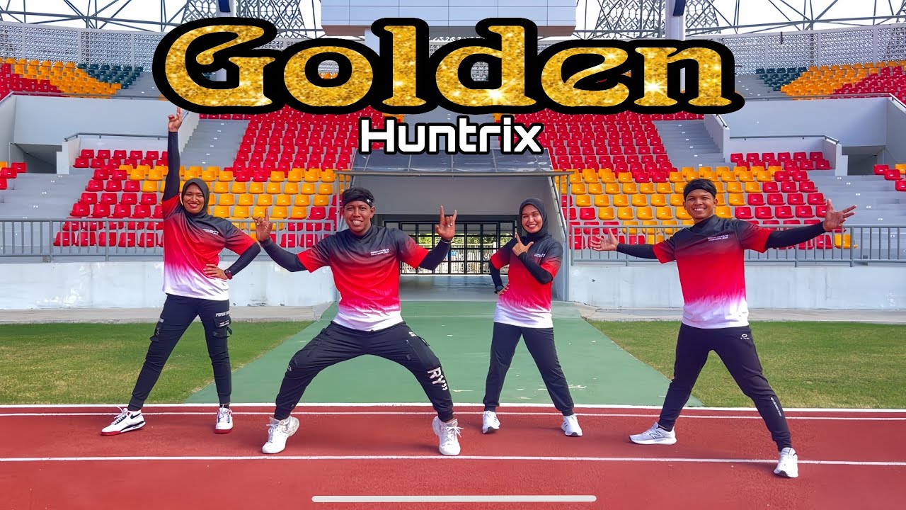 Golden by Huntrix || KPop Demon Hunters || Warming Up || Zumba || Happy ...