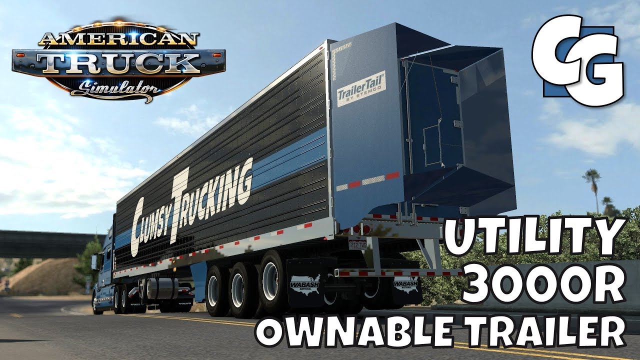 ATS 1.32 - Utility 3000R/4000D-X Owned Trailer [Q&A] - YouTube