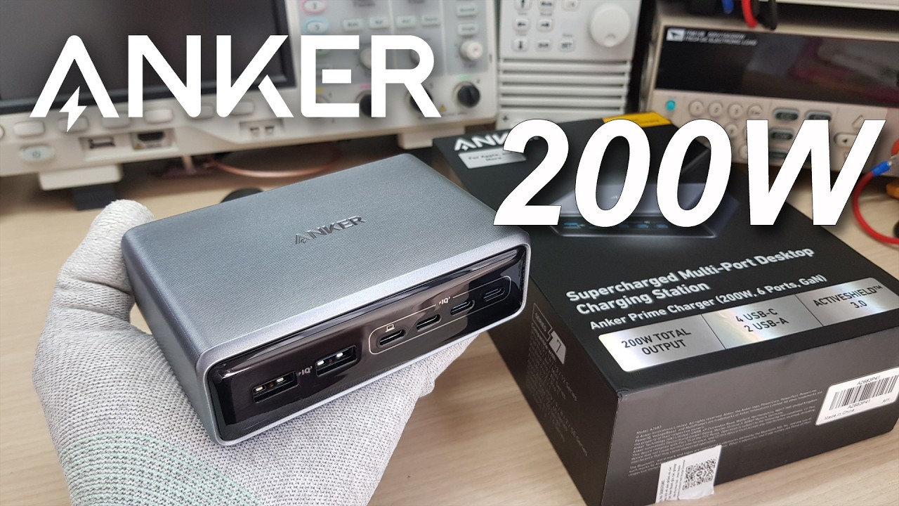 Test & đánh giá trạm sạc Anker Prime 200W (Model A2683) - YouTube