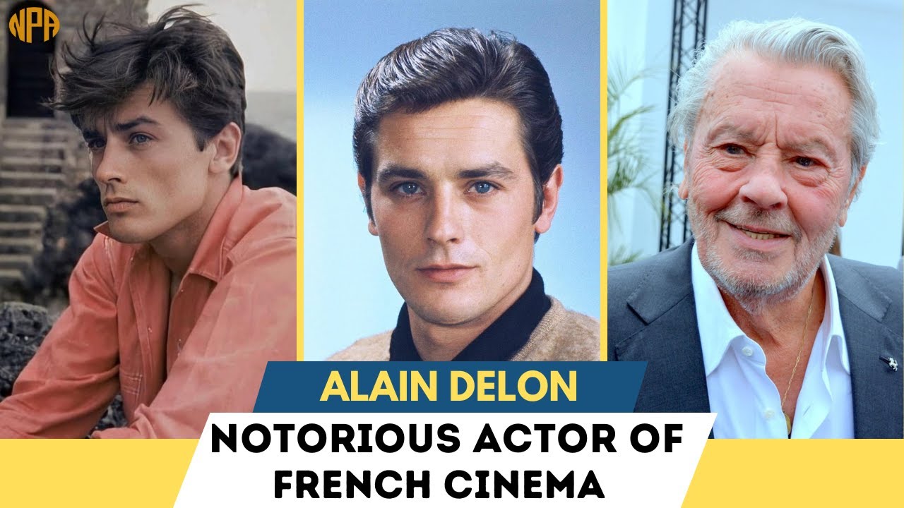 Alain Delon Biography: Notorious actor of French cinema - YouTube