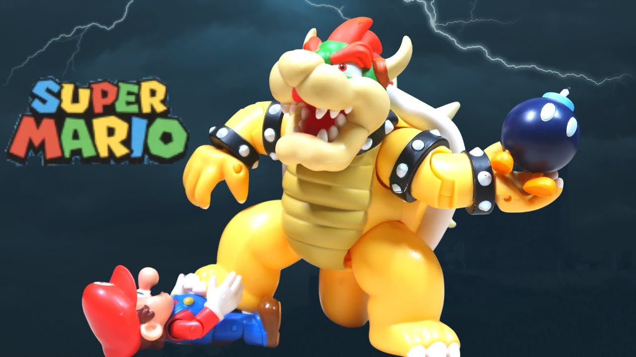 SUPER MARIO BOWSER'S LAVA BATTLE SET review - YouTube
