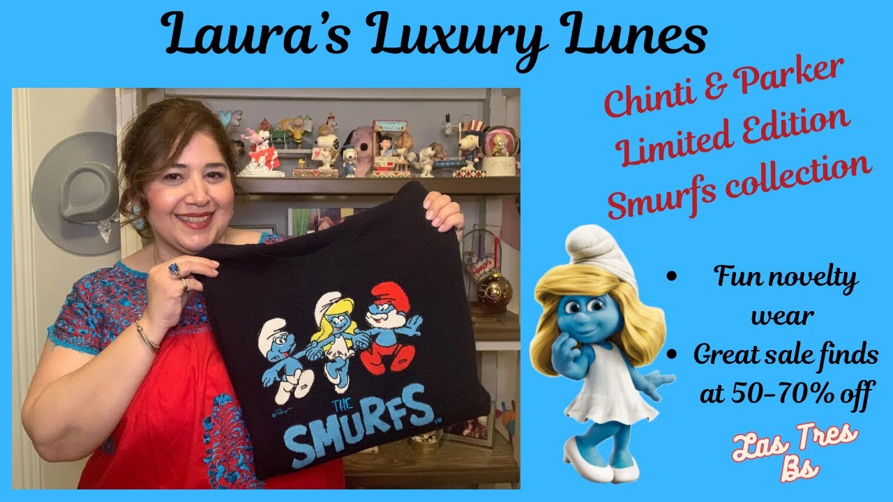 It’s the SMURFS!! | Chinti & Parker novelty clothing |Laura’s Luxury ...