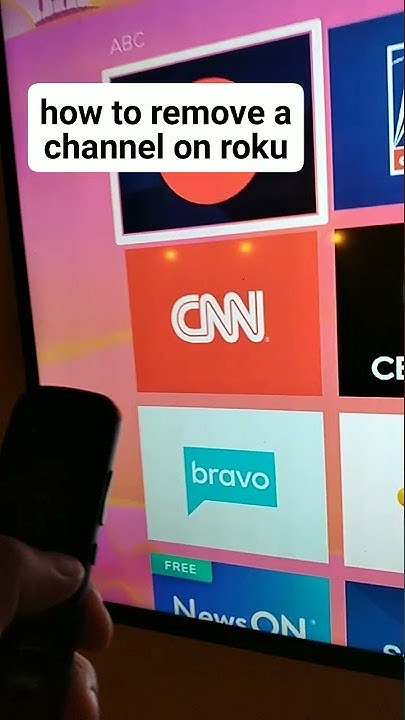 how to remove a channel on roku - YouTube