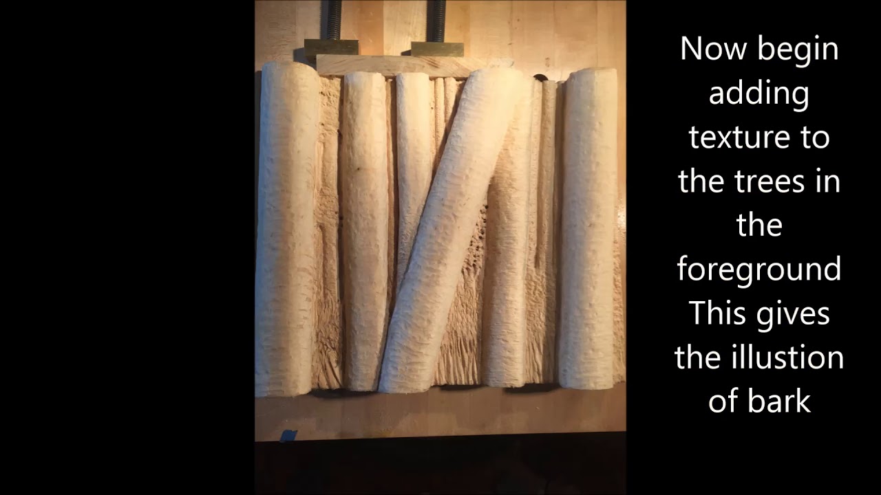 Relief Carving Aspen Trees - YouTube