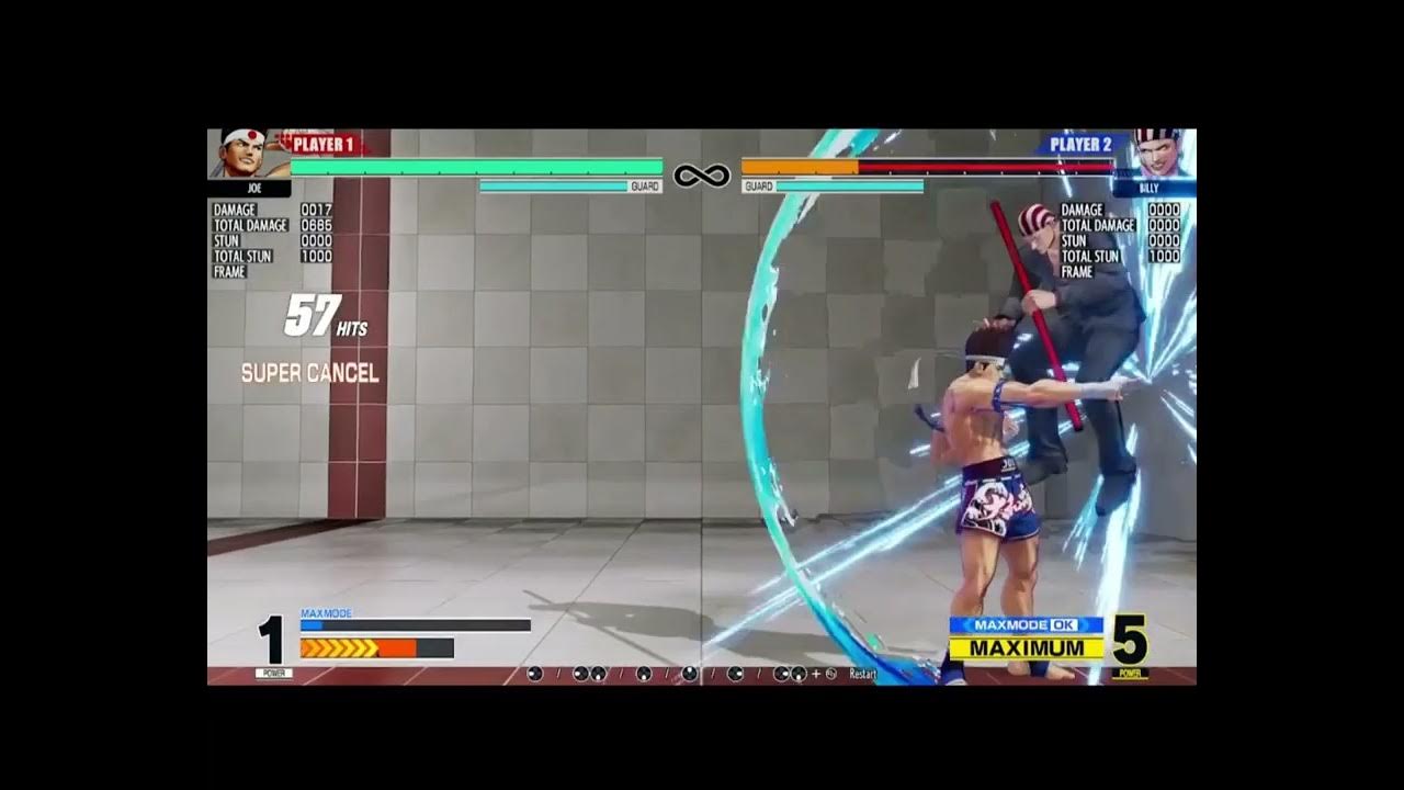 kof xv joe combo - YouTube