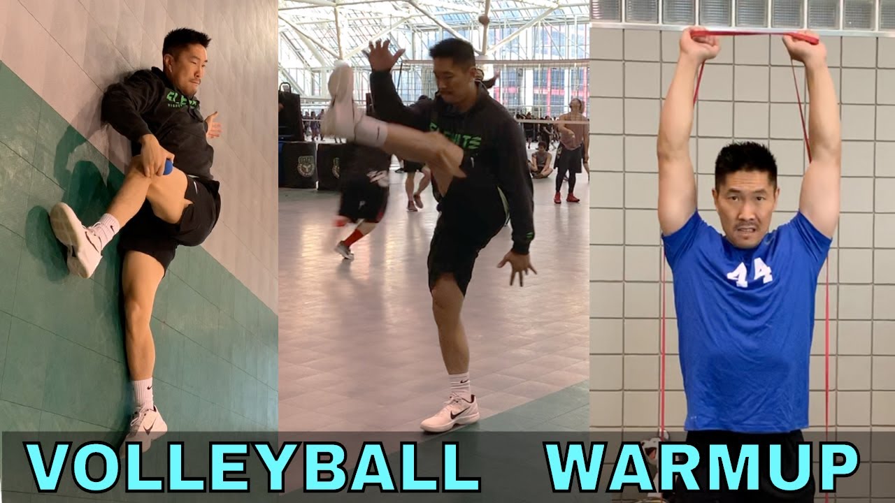 Volleyball Tournament Warmup Routine - YouTube