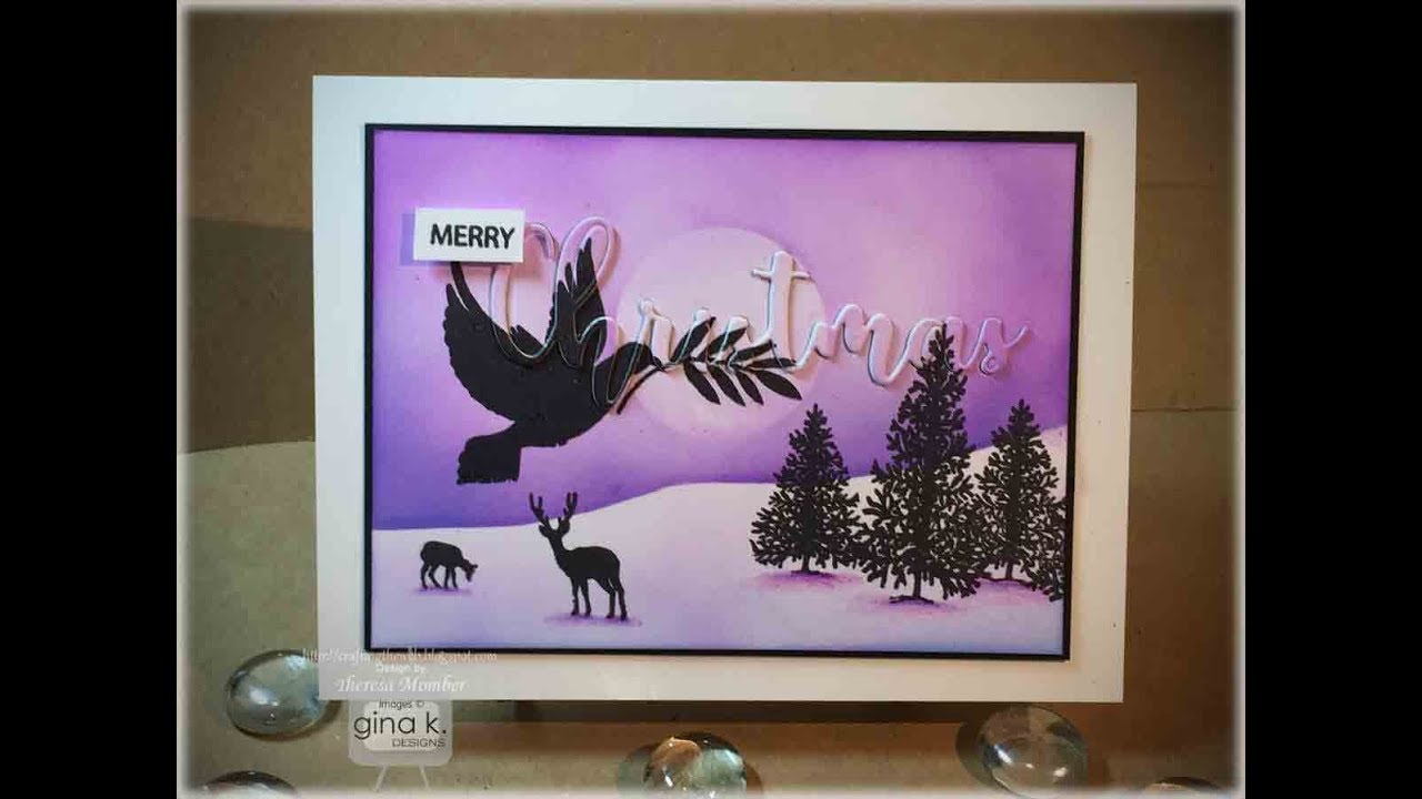 Relief Die Cut Card - YouTube