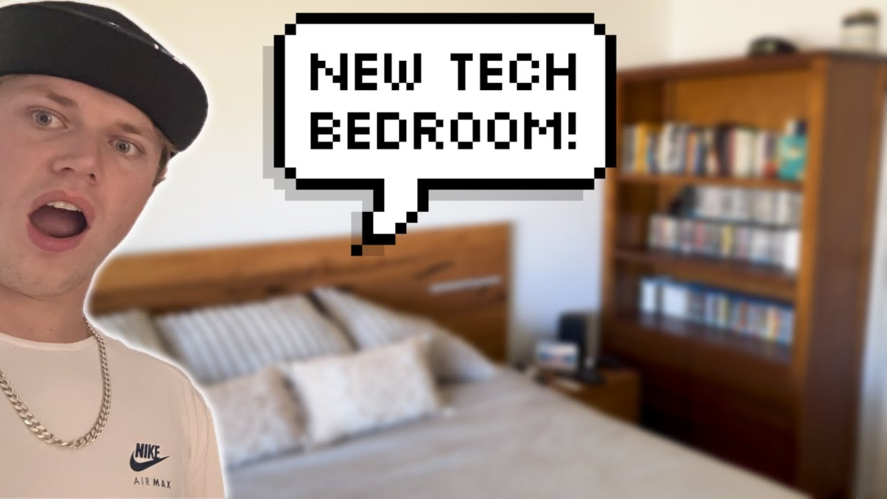 Ultimate Bedroom Tech Setup Tour 2024 LG G3 OLED surround sound PS5 ...