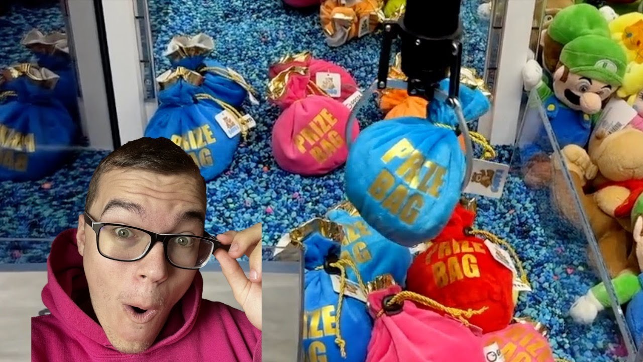 Mystery Bag Claw Machine Madness! - YouTube