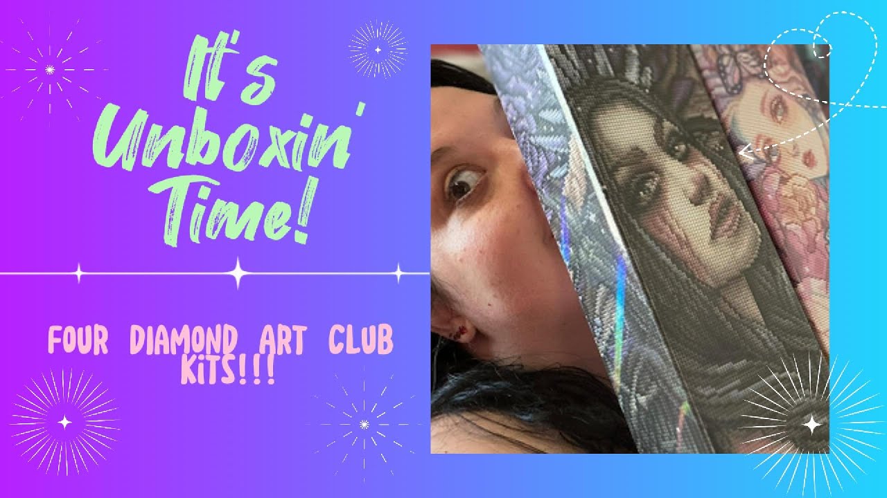 It's Unboxin' Time! | Four Diamond Art Club Kits | - YouTube