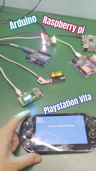 Controló Arduino y Raspberry con PSVita - YouTube