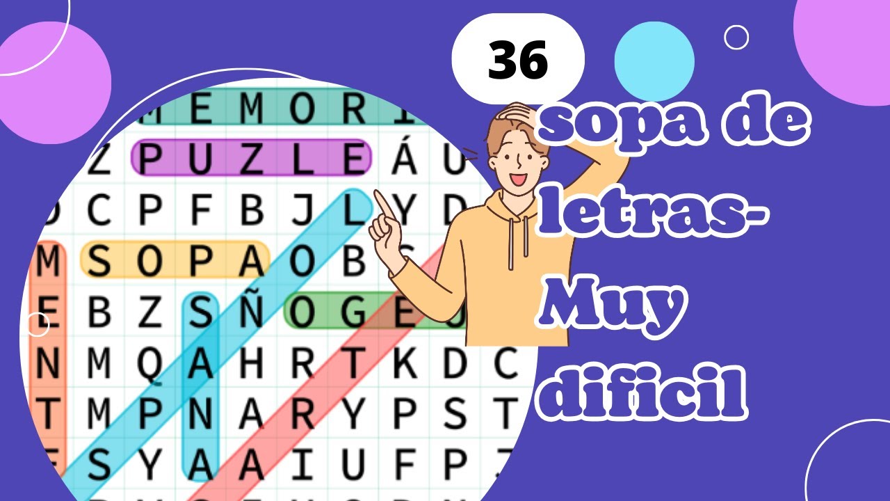 Sopa de Letras Insana: ¡Solo para Verdaderos Expertos! - YouTube