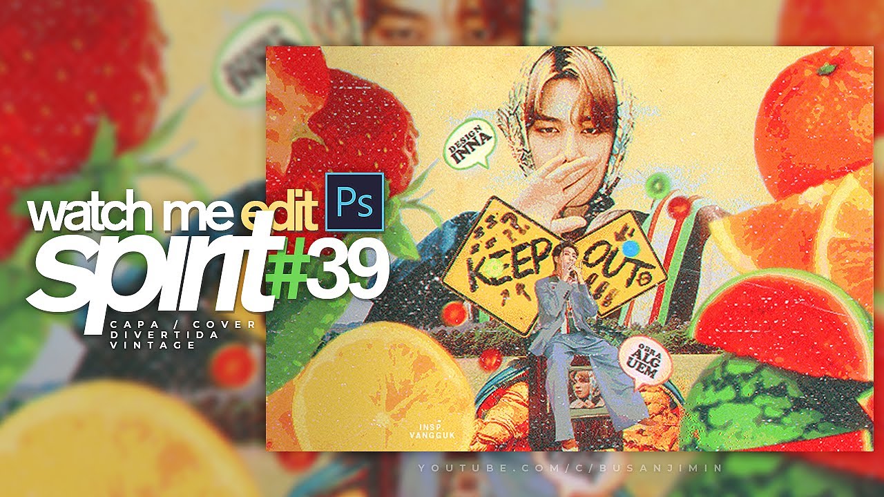 WATCH ME EDIT #39: Vintage | SPIRIT COVER | Photoshop CC19 - YouTube