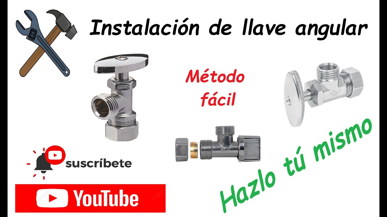 Como instalar una llave angular / Valvula angular / llave de paso ...