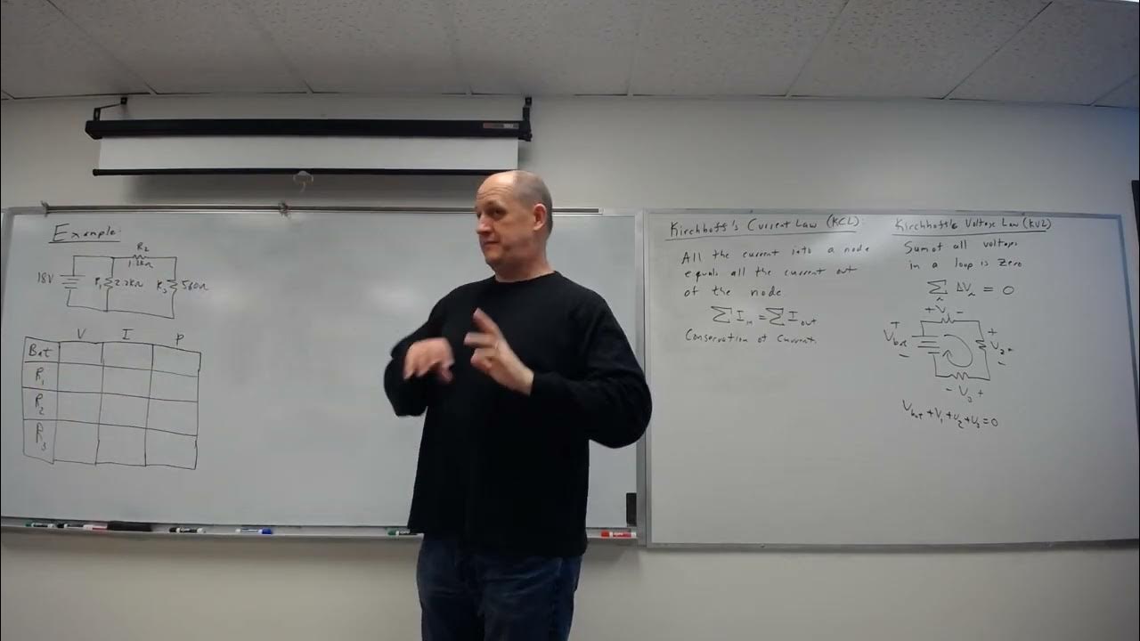 ELEC 120 Lecture 2B Series Parallel Circuits Updated Spring 2024 - YouTube