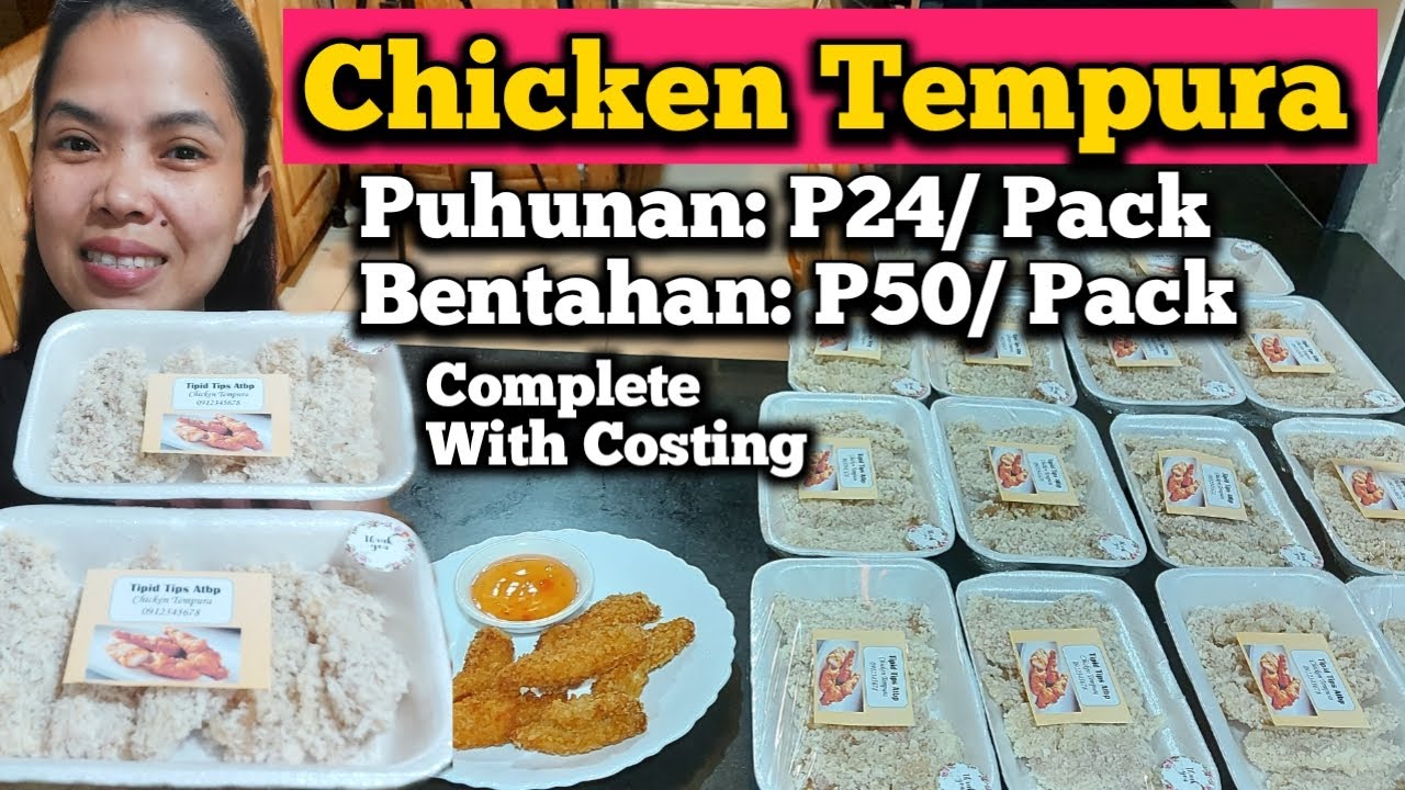 NEGOSYO IDEA: Chicken Tempura, 5 Tips Kung Paano Nenegosyohin Complete ...
