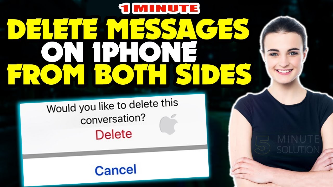 How To Delete Messages On Iphone From Both Sides 2023 YouTube How To Delete Messages On Iphone From Both Sides 2023 YouTube