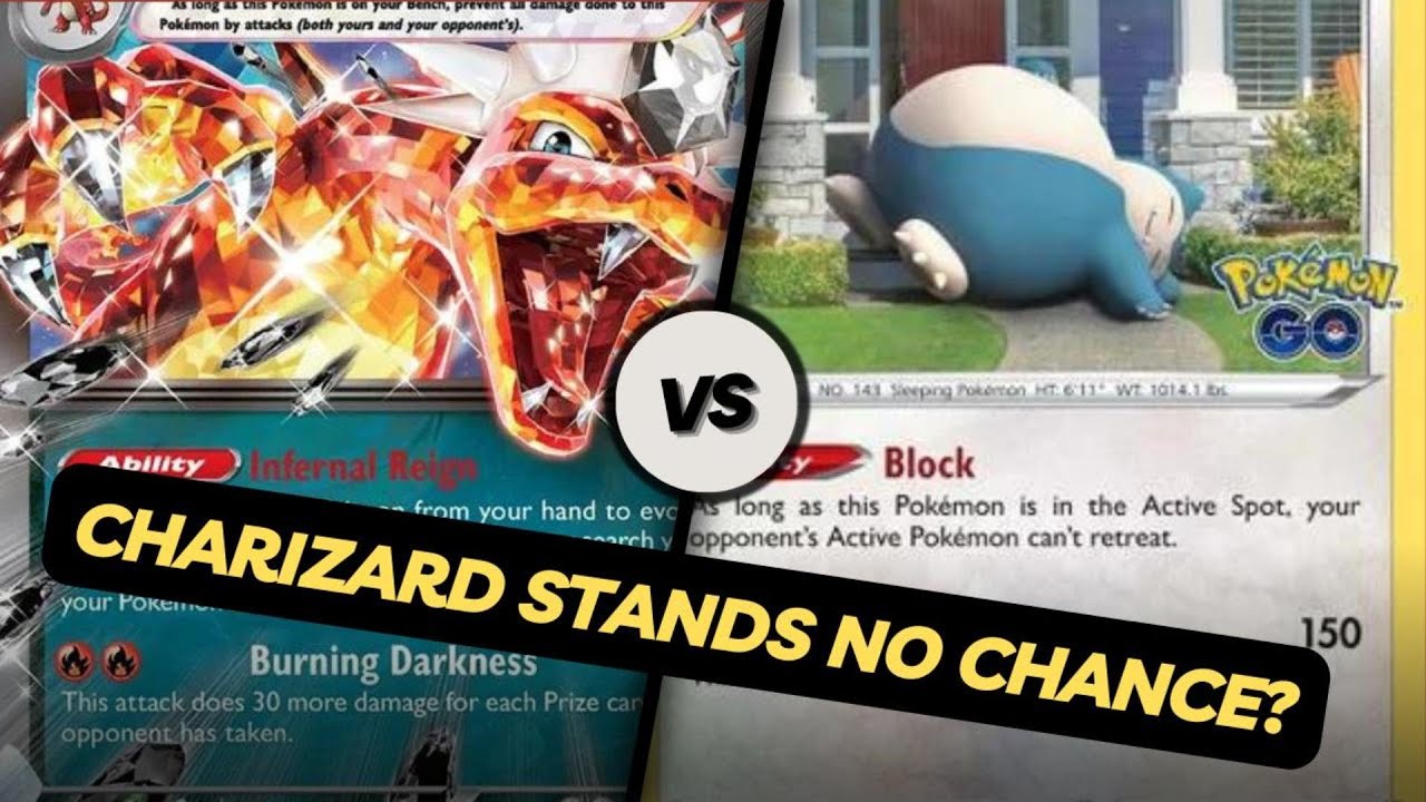 Ultimate Showdown: Charizard ex Takes on Snorlax Stall | Pokemon TCG ...