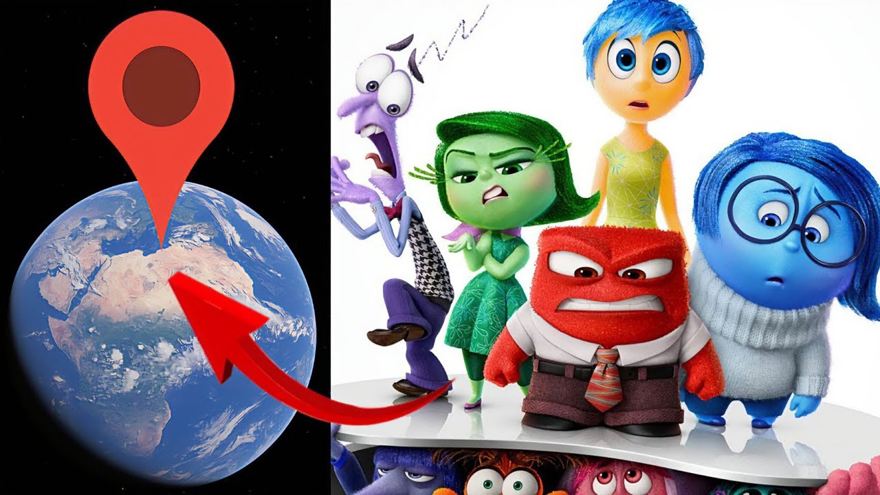 How to find Inside Out 2 on Google Earth!😳😱 - YouTube