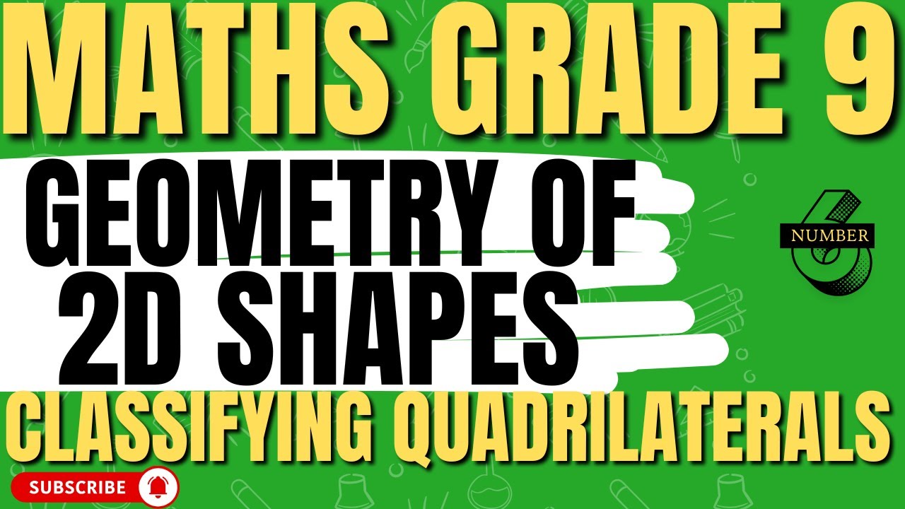 Mathematics Grade 9 Geometry of 2D Shapes - Classifying Quadrilaterals ...