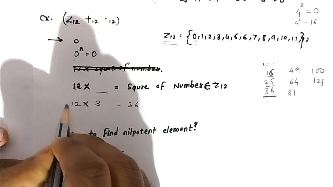 What is nilpotent elements? how to find nilpotent elements in ring? explain everything with ...