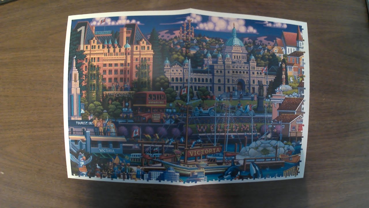 Worlds Largest Puzzle(60,000 Pieces) Part 49/60 - YouTube