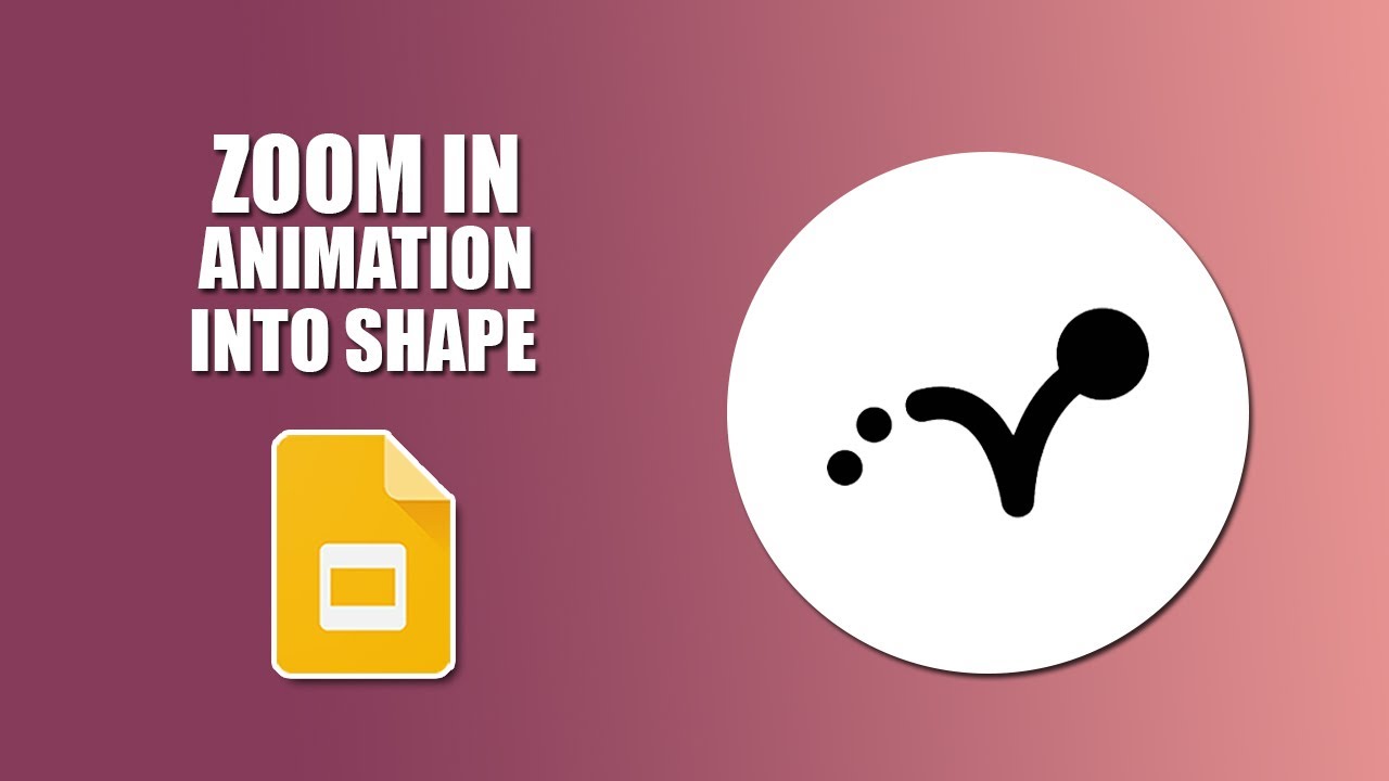 How to add zoom in animation to shape in google slides - YouTube