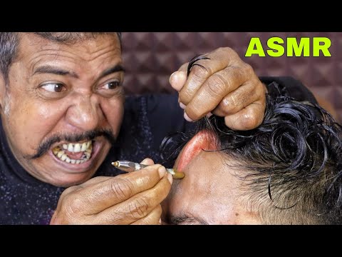 Head Massage & Hair Cracking by Asim Barber | Back Body Massage & Neck Cracking | Skin Cracking ASMR
