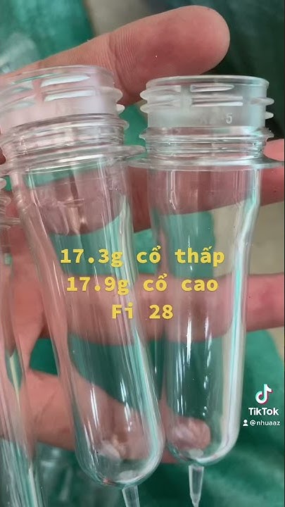 Phôi PET 17g 18g cho chai lọ - YouTube