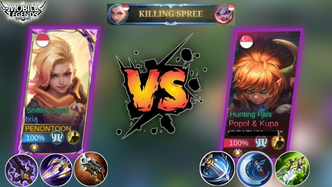 Lawan Popoandkupa Di Gold Lane Mobile Legends Youtube