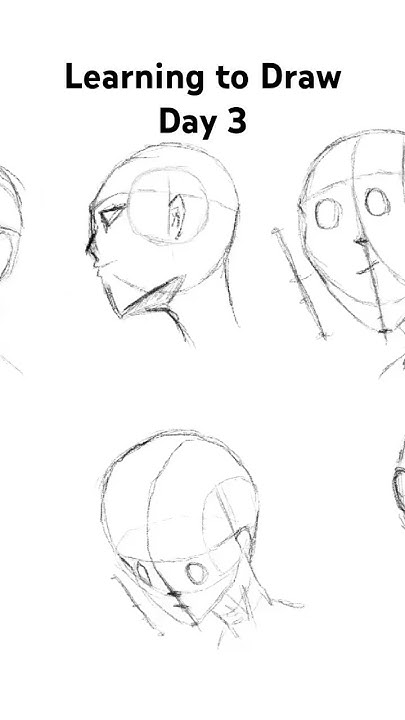 Day 3 of learning to Draw ! - YouTube