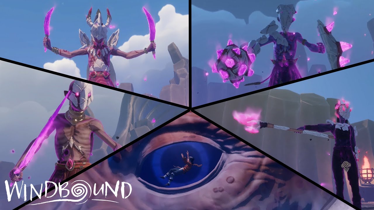 WINDBOUND - All Bosses (Cutscenes)+Ending - YouTube