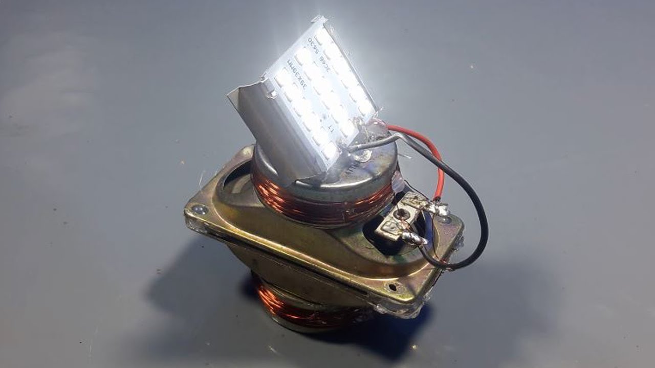 How to make 100% free energy light bulbs generator with magnets science ...
