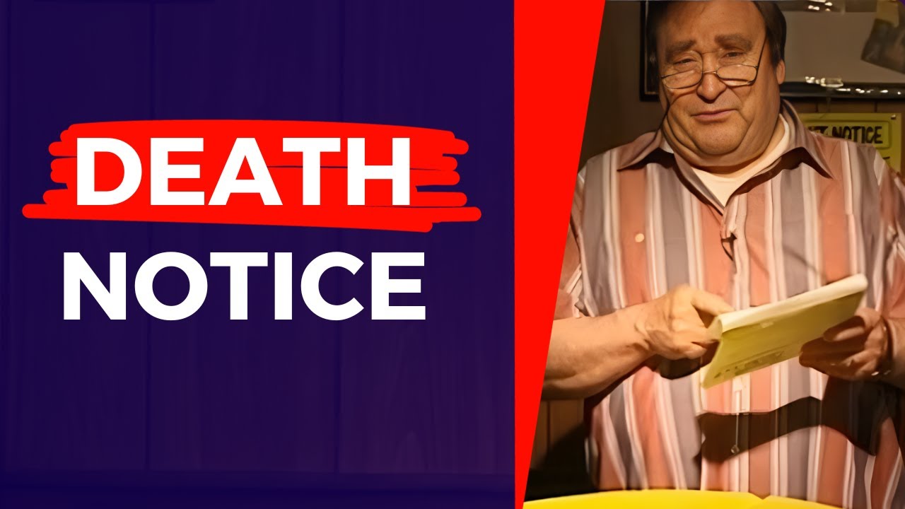 Bernard Manning Wrote His Own Obituary 4 Months Before His Death - YouTube