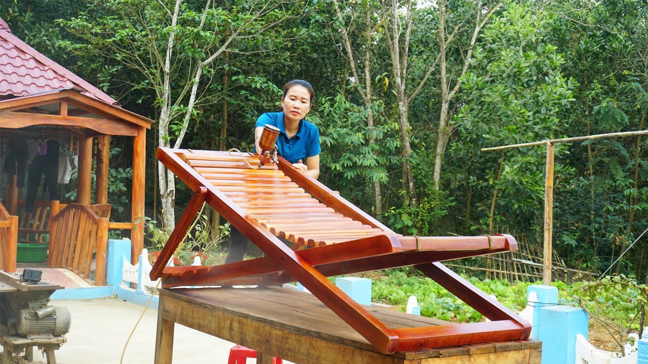 How To Make Wooden Relaxing Chair. Awesome woodworking skills carpenter ...