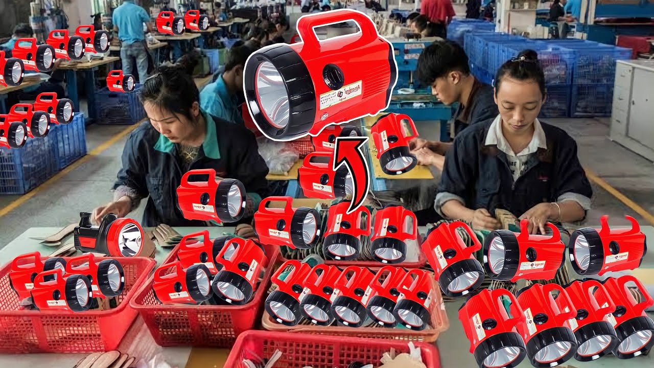 How Torch Light Are Made In Factory | Torch Light Manufacturing Process ...