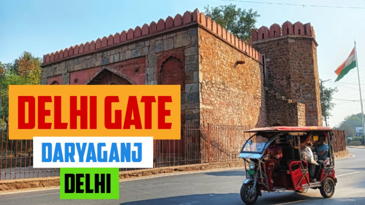 Sunny Day Time Walking Tour: Discover Darya Ganj, Netaji Subhash Marg ...