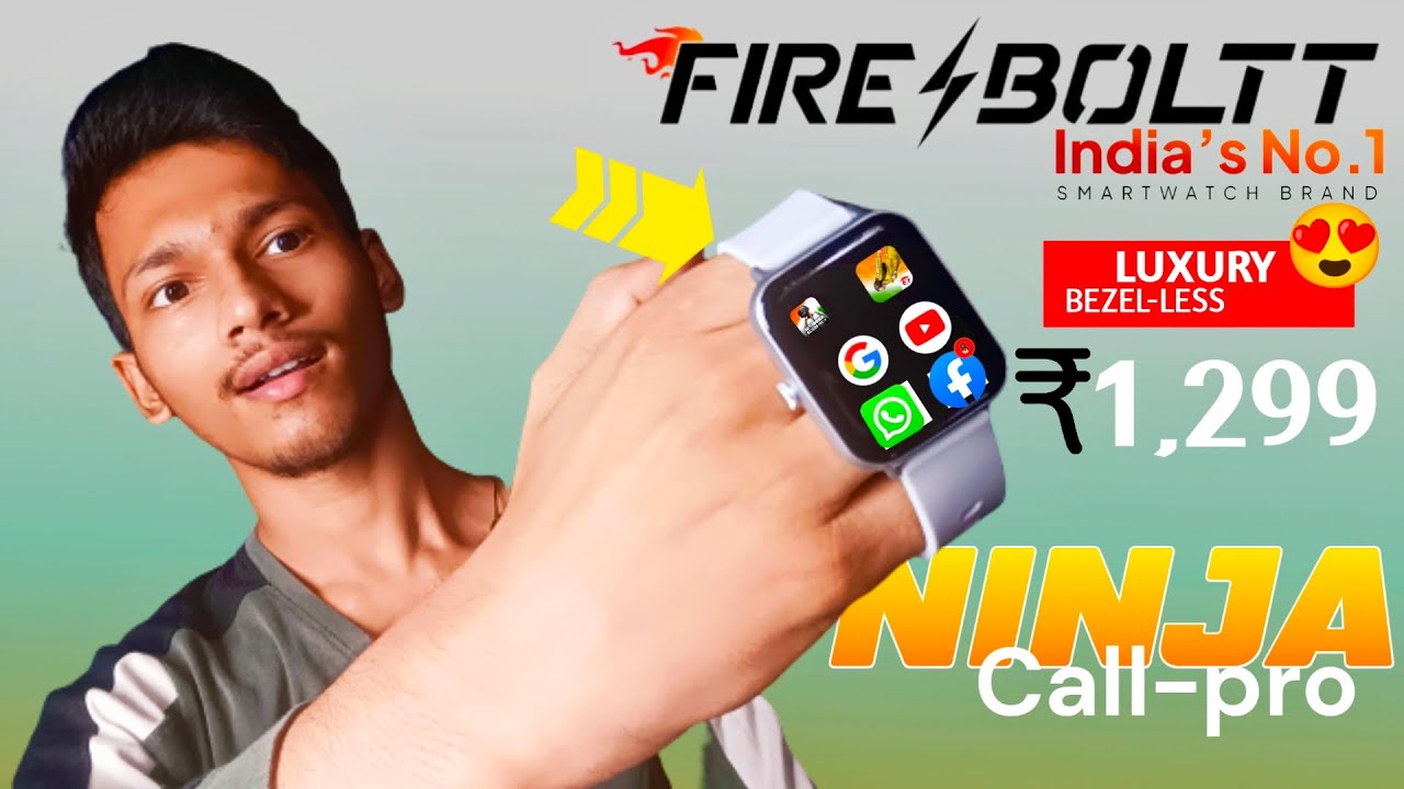 Mobile Watch Fire-Boltt NINJA CALLING PRO Unboxing & Review - YouTube