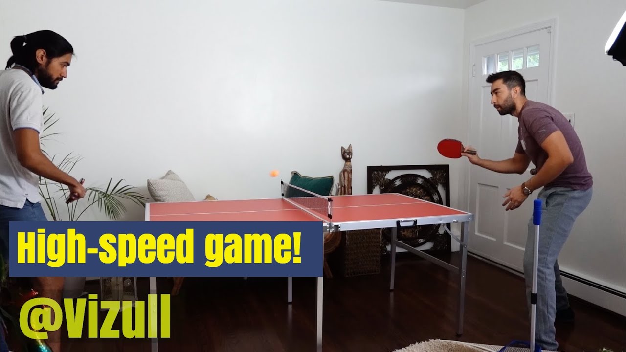🏓 Midsize table tennis high-speed game - YouTube