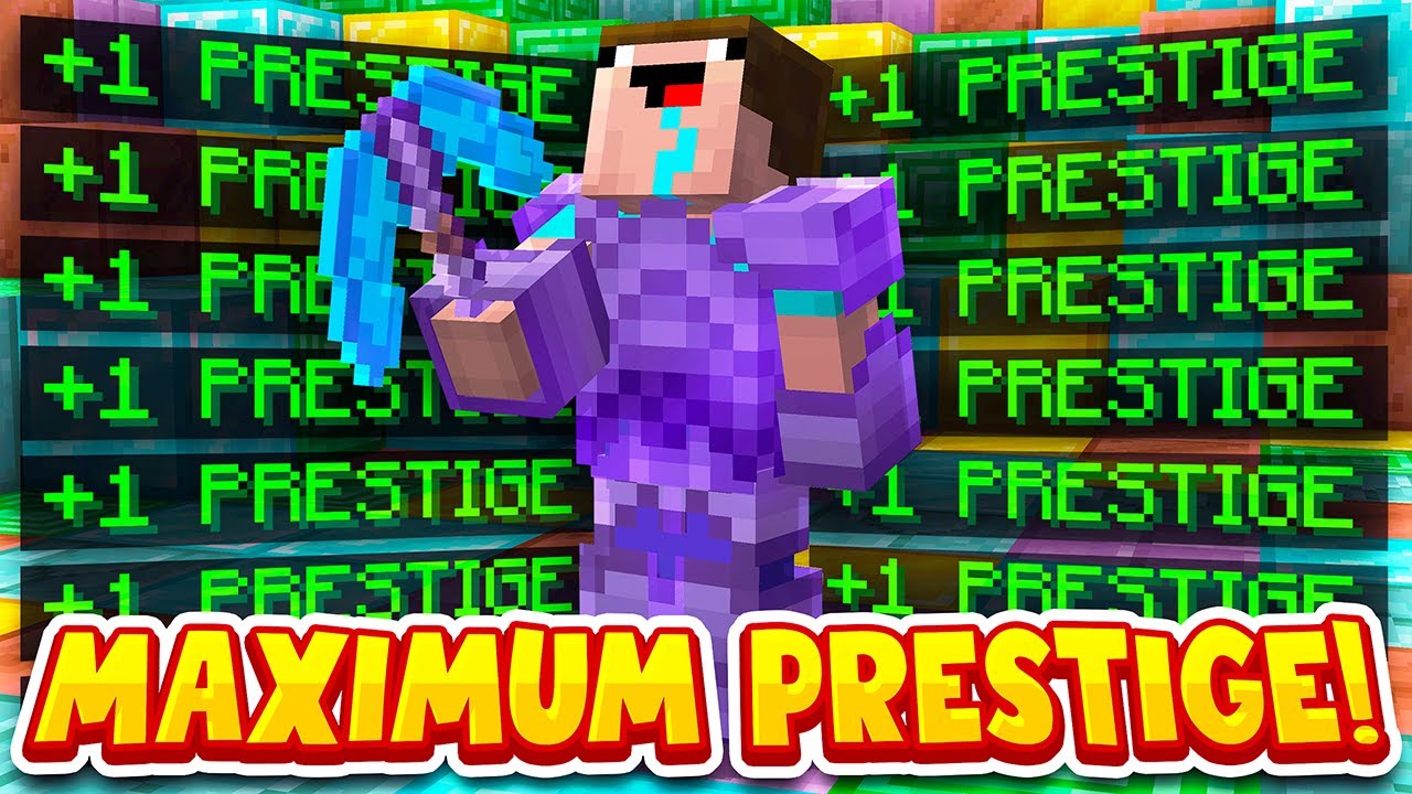 We Hit the *MAXIMUM PRESTIGE* in MINECRAFT: PRISONS | Minecraft OP ...