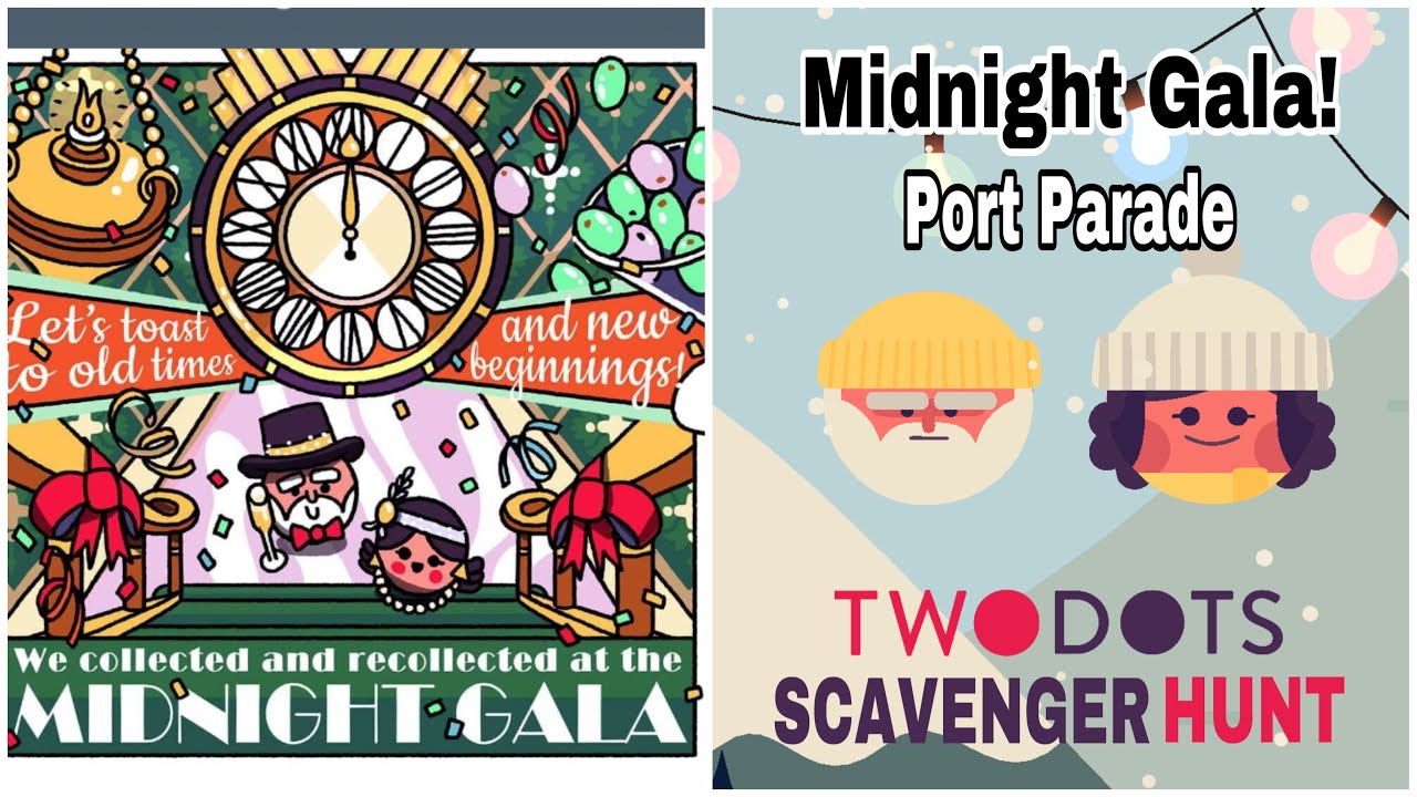Two Dots Midnight Gala! Port Parade - YouTube