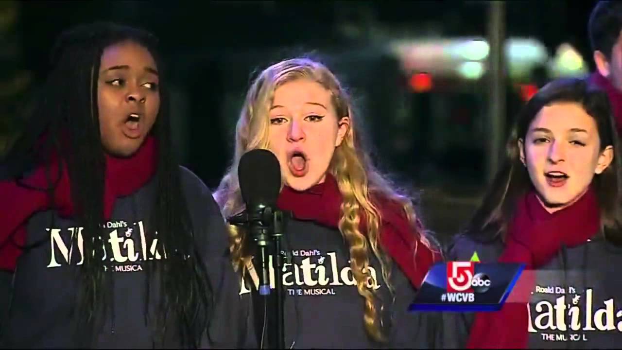 Mia Sinclair Jenness at Holiday Lights Boston - Matilda the Musical ...